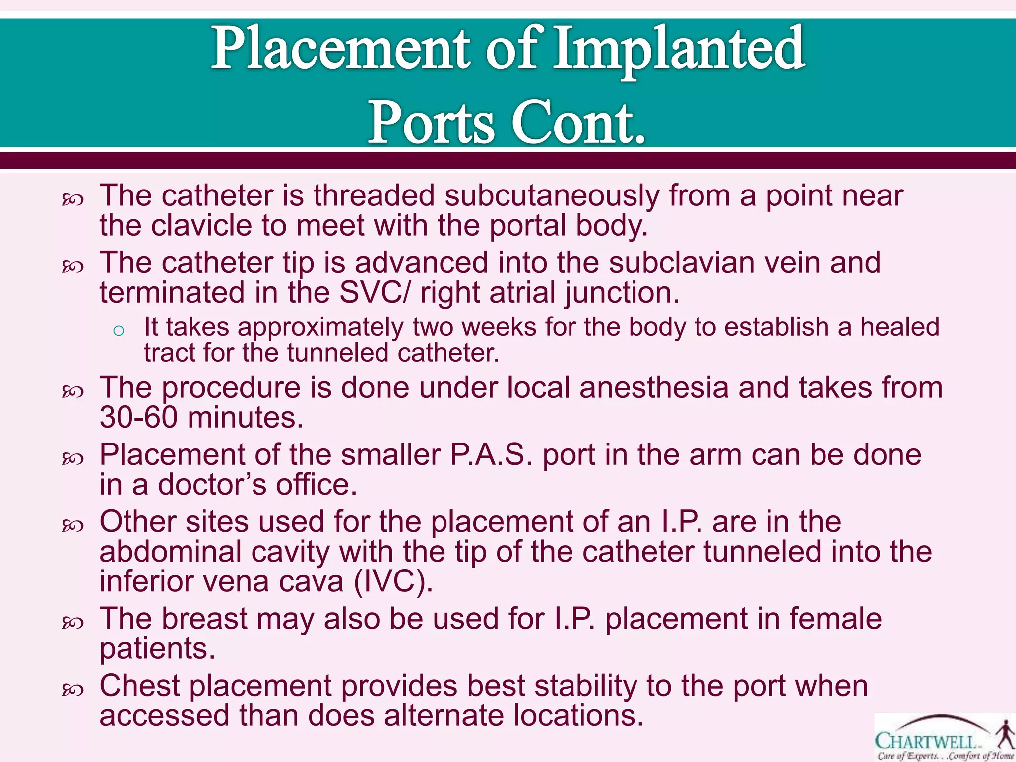 2. central venous access devices (cvads) | PPTX