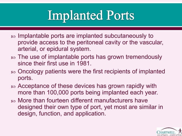2. central venous access devices (cvads) | PPTX