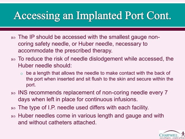 2. central venous access devices (cvads) | PPTX