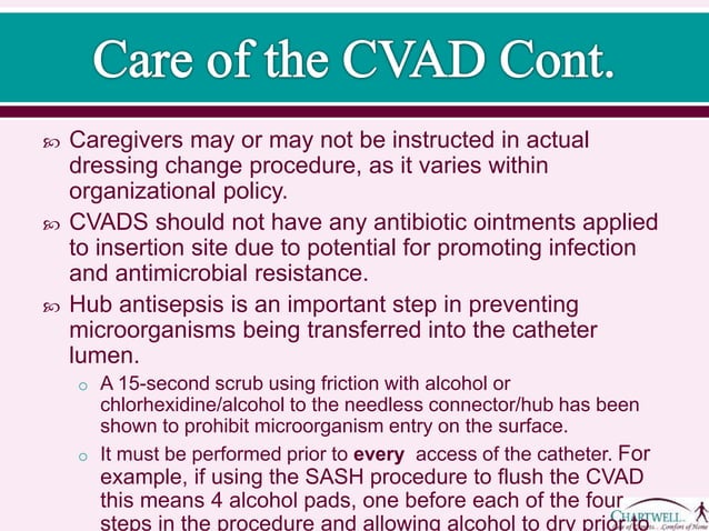 2. central venous access devices (cvads) | PPTX