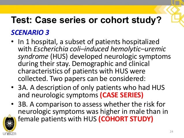 2. Case study and case series