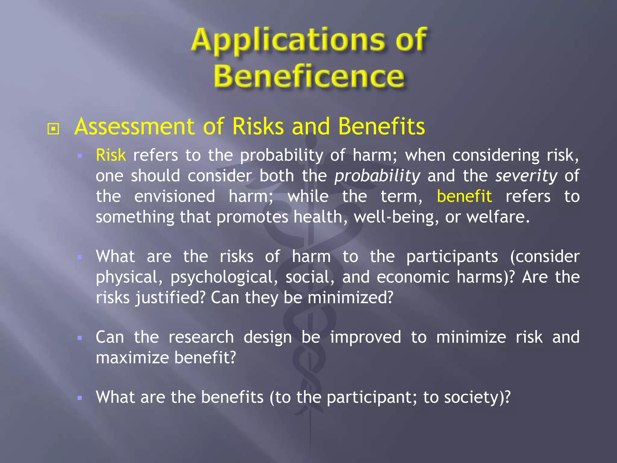 THE NUREMBERG CODE DECLARATION OF HELSINKI THE BELMONT REPORT | PPTX