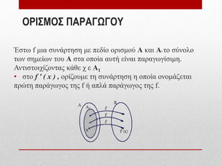 2.2 ΠΑΡΑΓΩΓΟΣ ΣΥΝΑΡΤΗΣΗ | PPTX