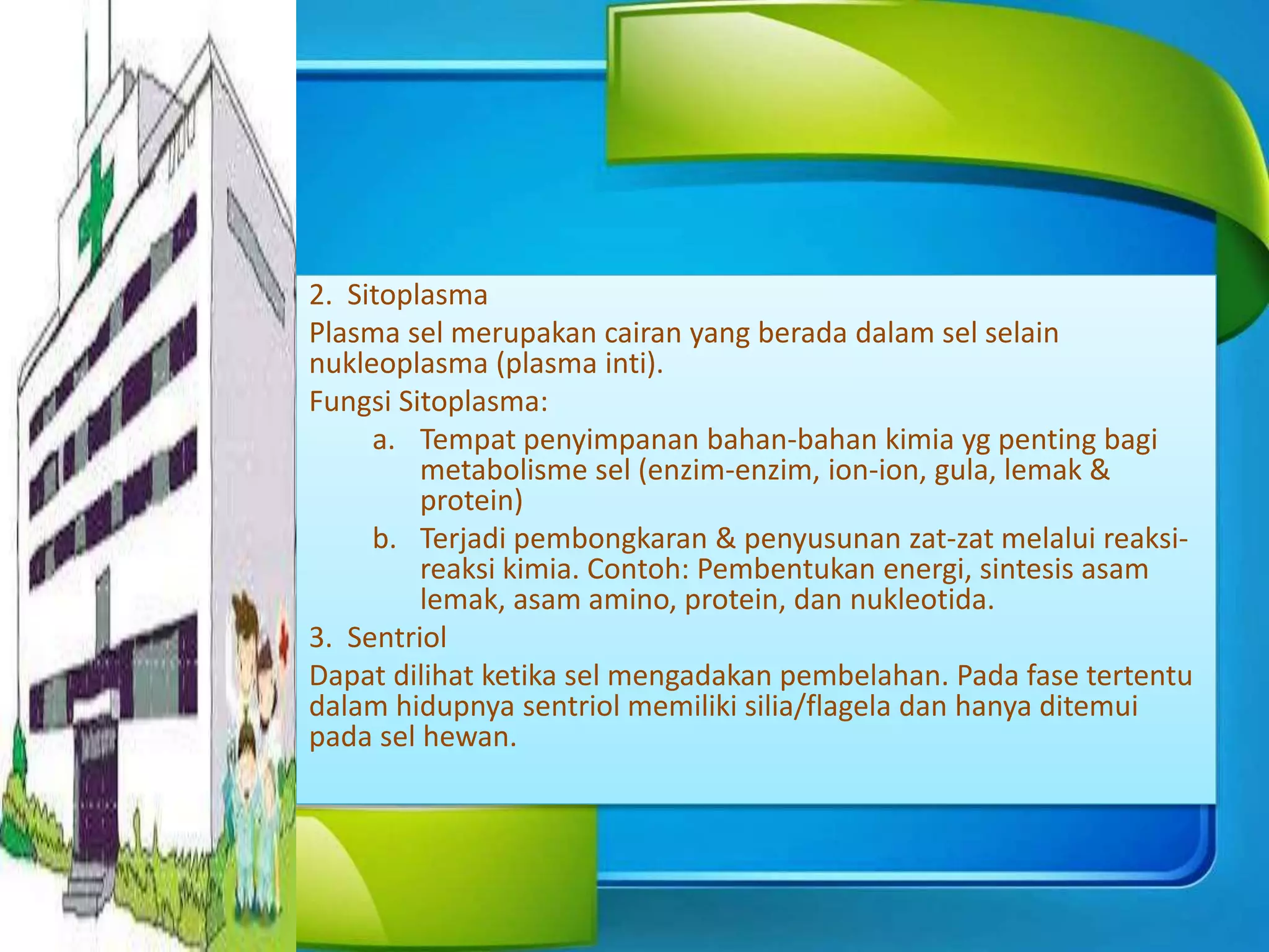 jenis jenis sel & fungsi spesifik sel | PPTX