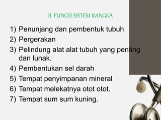 Organisasi sistem rangka | PPT