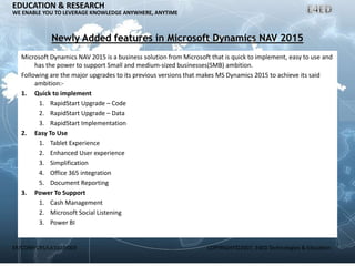 Microsoft Dynamics NAV 2015 | PPTX
