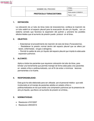 2. protocolo toracostomia | DOC