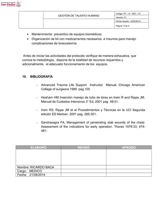 2. protocolo toracostomia | DOC