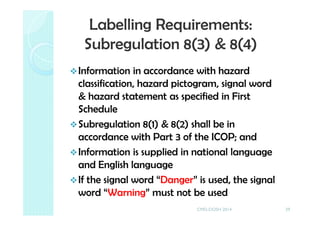 CLASS Regulation 2013 | PDF