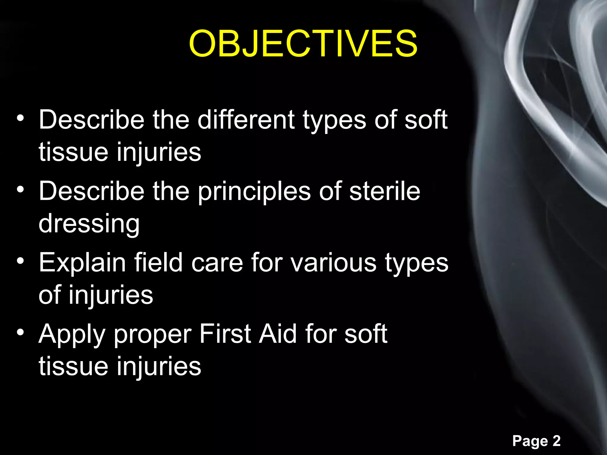 2.2.3 soft tissue injuries | PPT