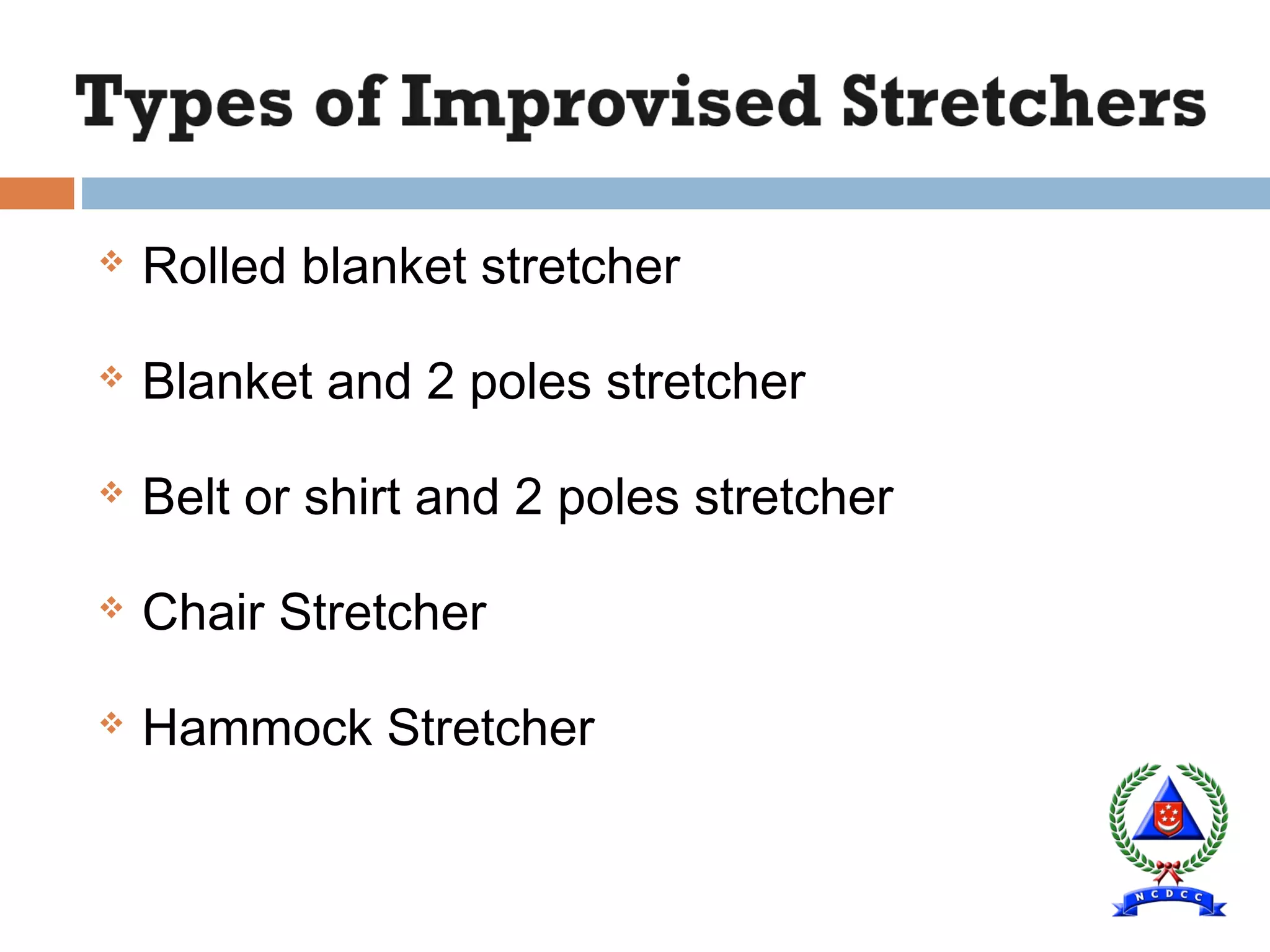 2.3.2 improvised stretchers | PPT