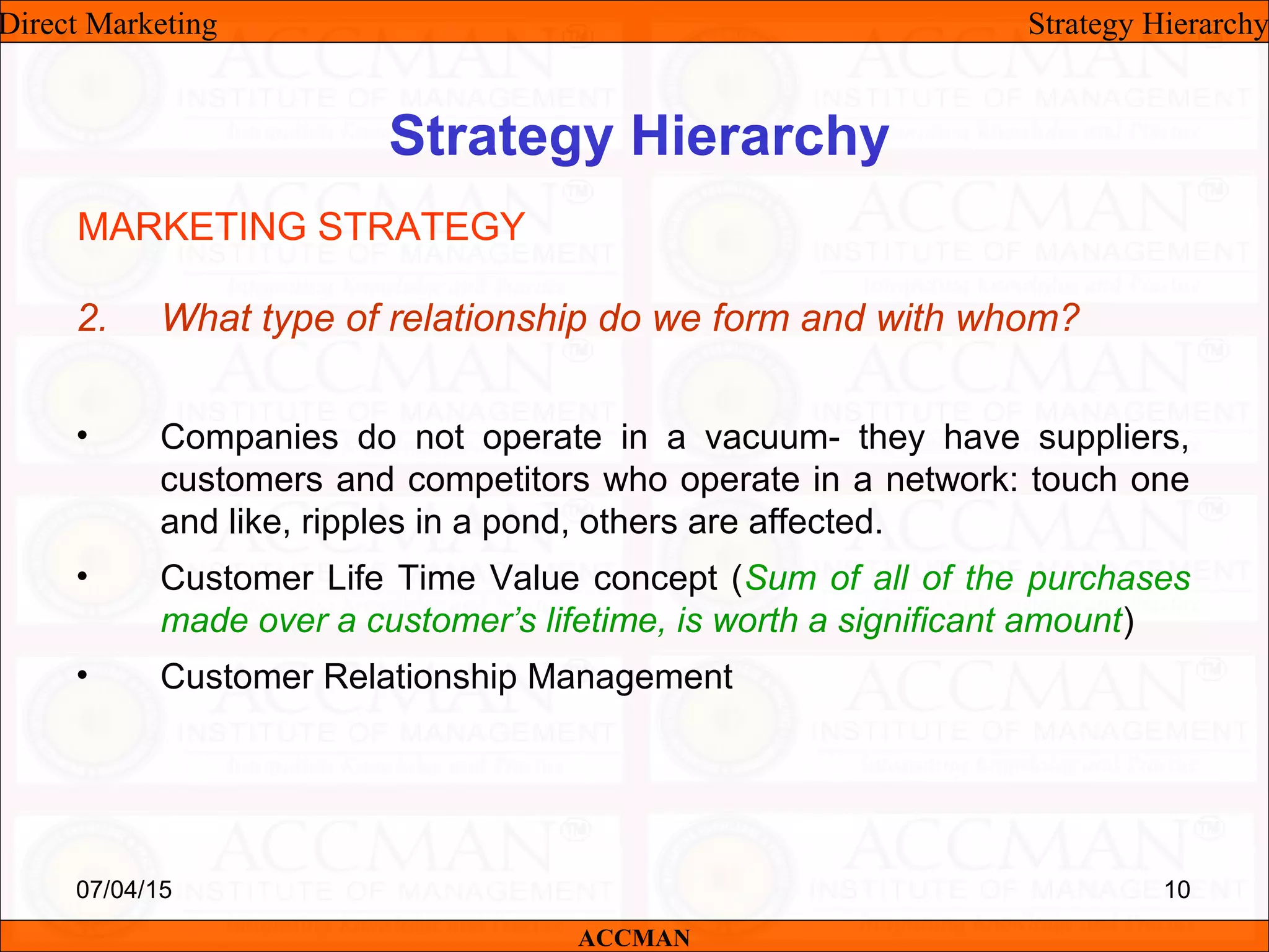 2.strategy hierarchy | PPT