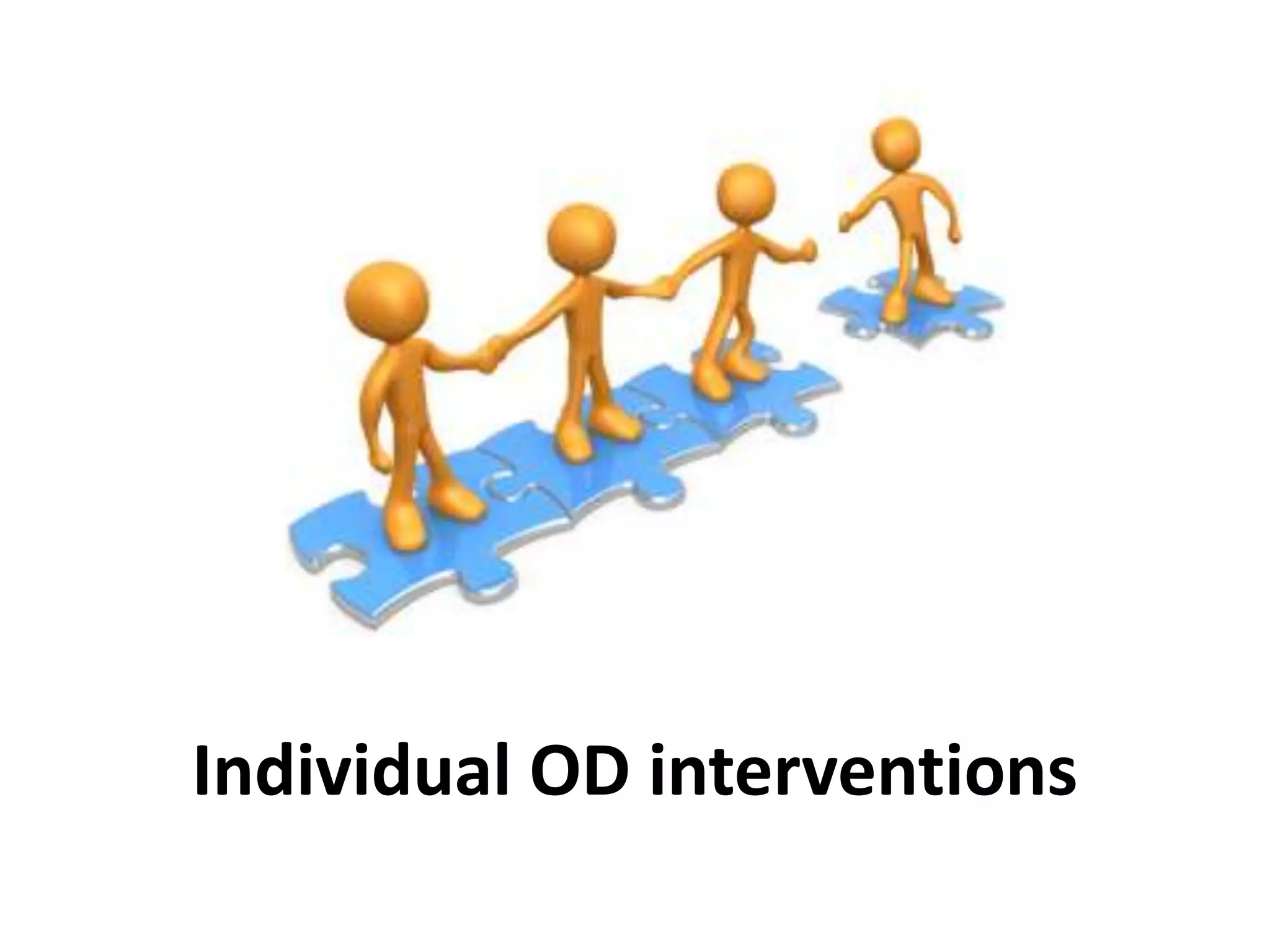 Individual od interventions - Organizational Change and Development ...