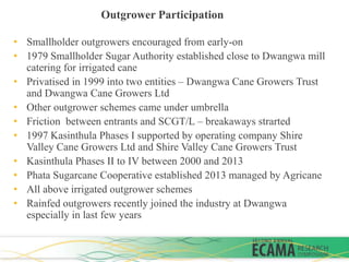 Smallholder Sugarcane Production in Malawi: an economic analysis of ...