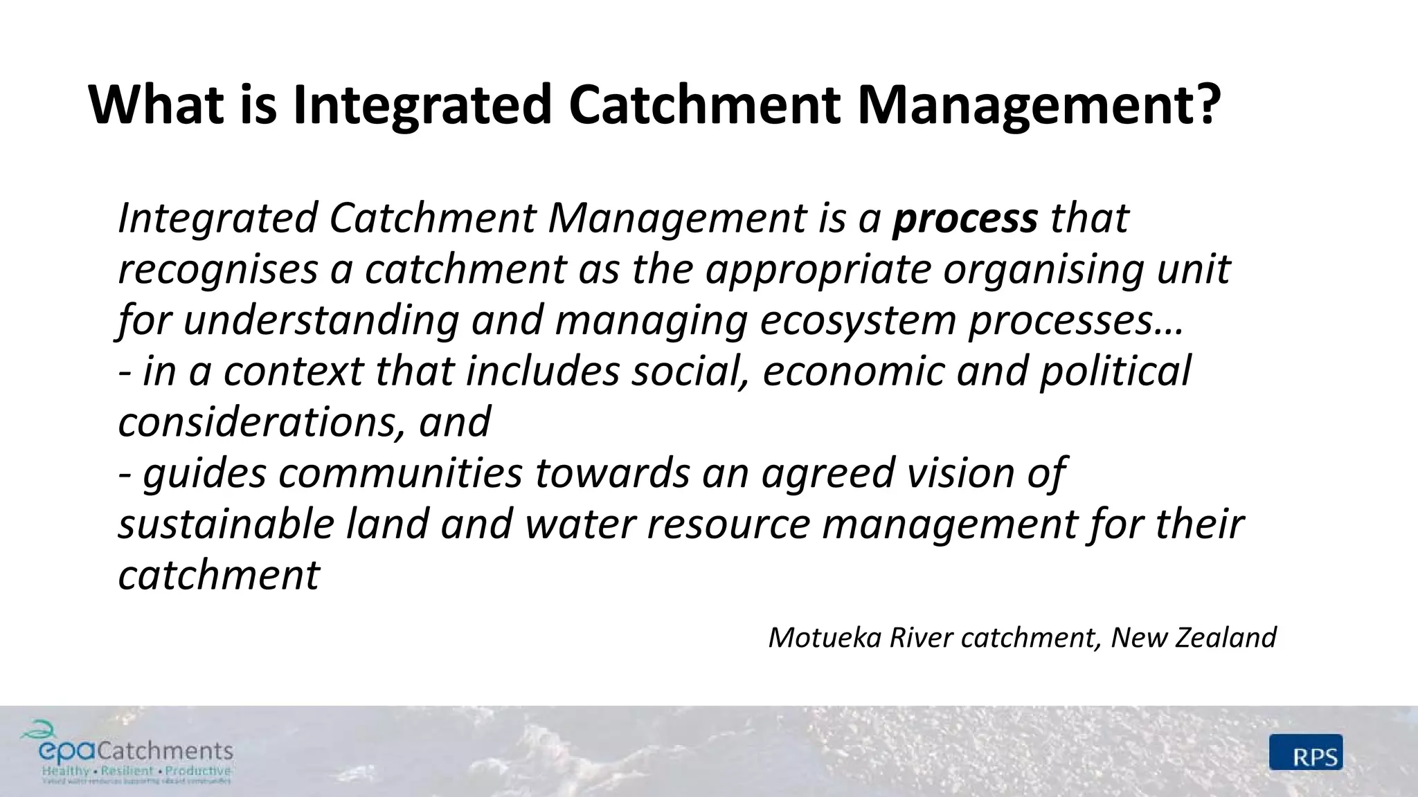 2. Integrated Catchment Management - Vision | PDF