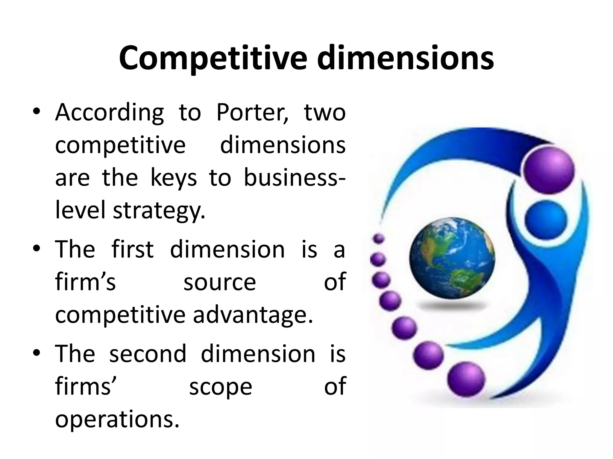 Competitive dimensions - strategic management - Manu Melwin Joy | PPTX