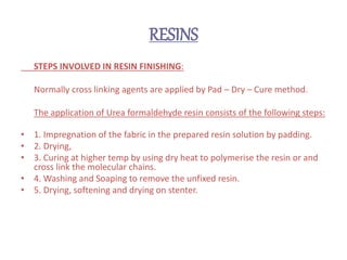 Resin finish | PPTX