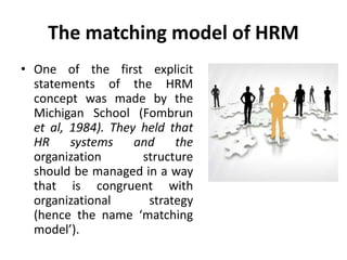 Models of HRM - human resource management - Manu Melwin Joy | PPT