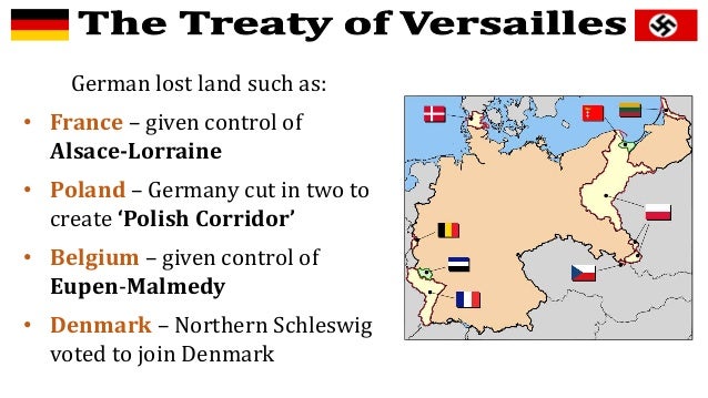 Weimar Germany - treaty of versailles clauses