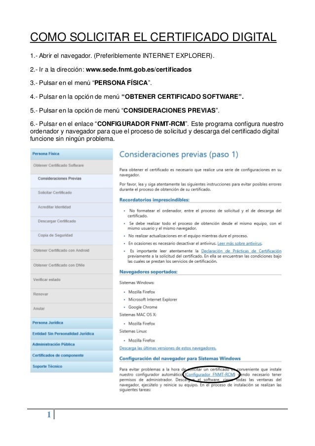 2 Pasos Para Obtener El Certificado Digital 2 Pasos Para Obtener El Certificado Digital