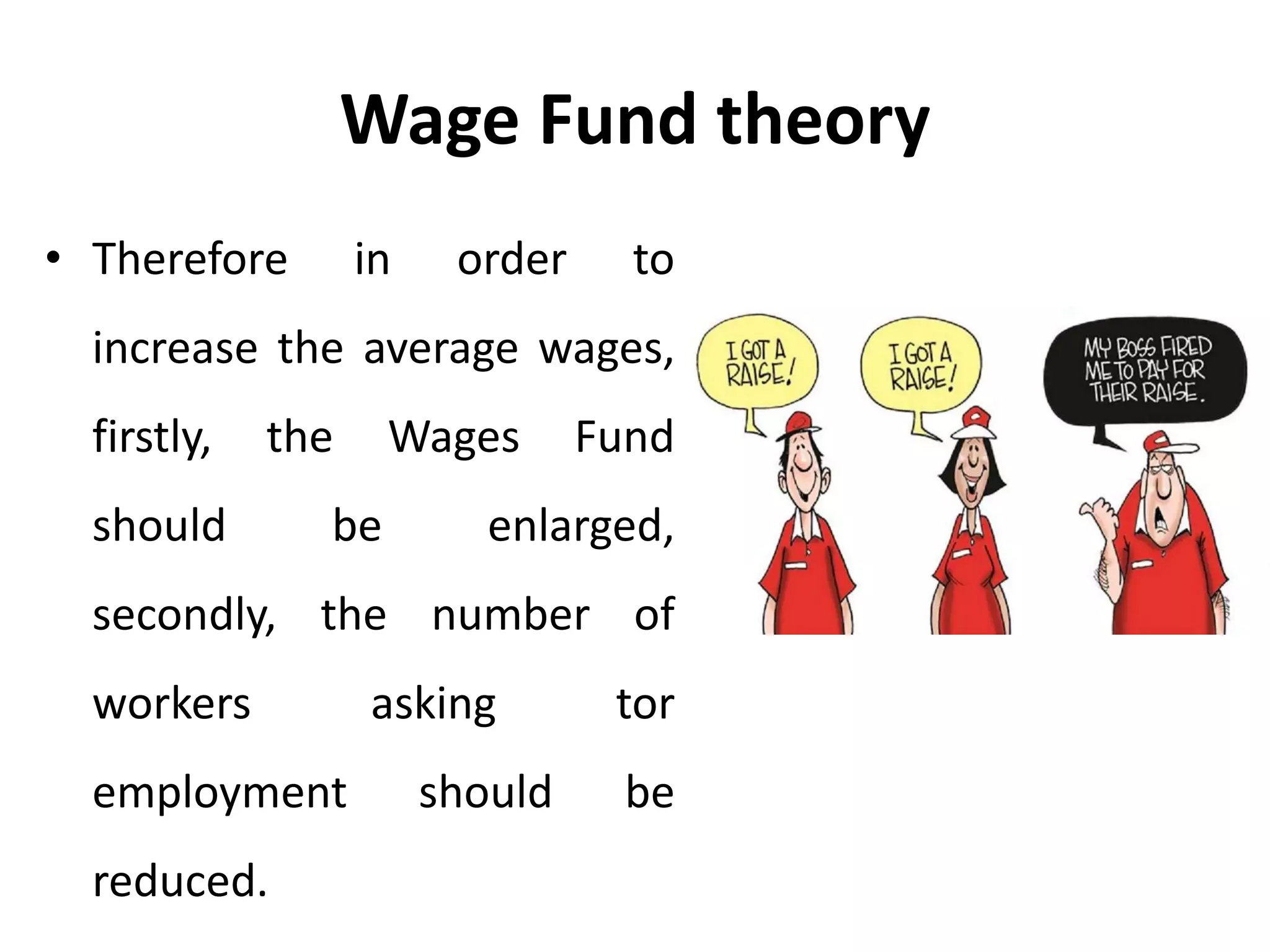 Wage fund theory – wage theories - compensation management - Manu ...