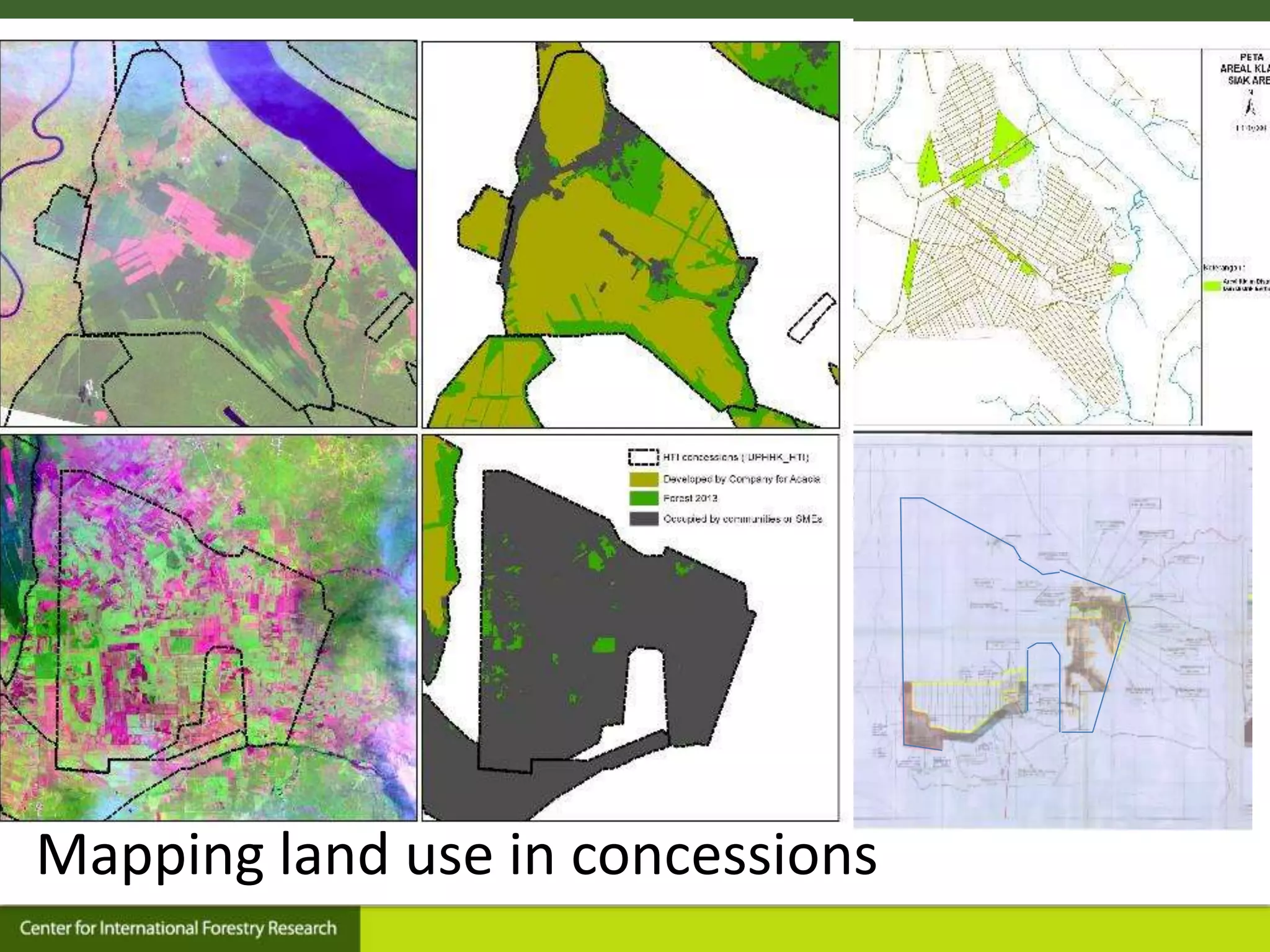 Mapping Land Use in Concessions and Links with Fire and No ...