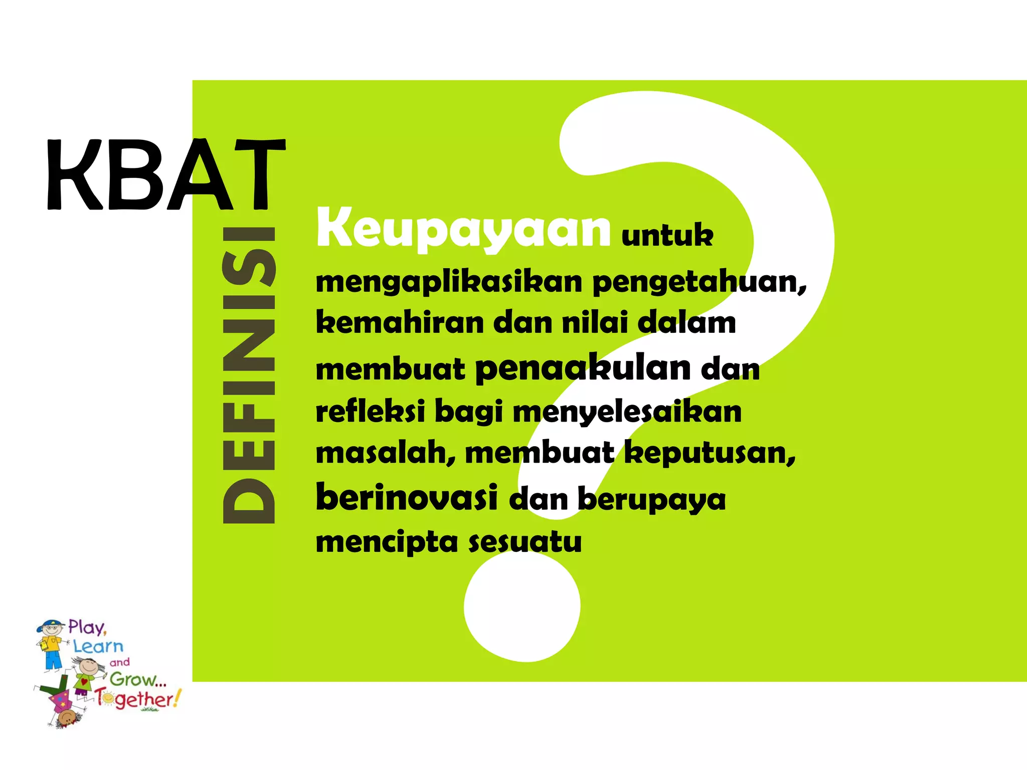 2. apa itu kbat | PDF