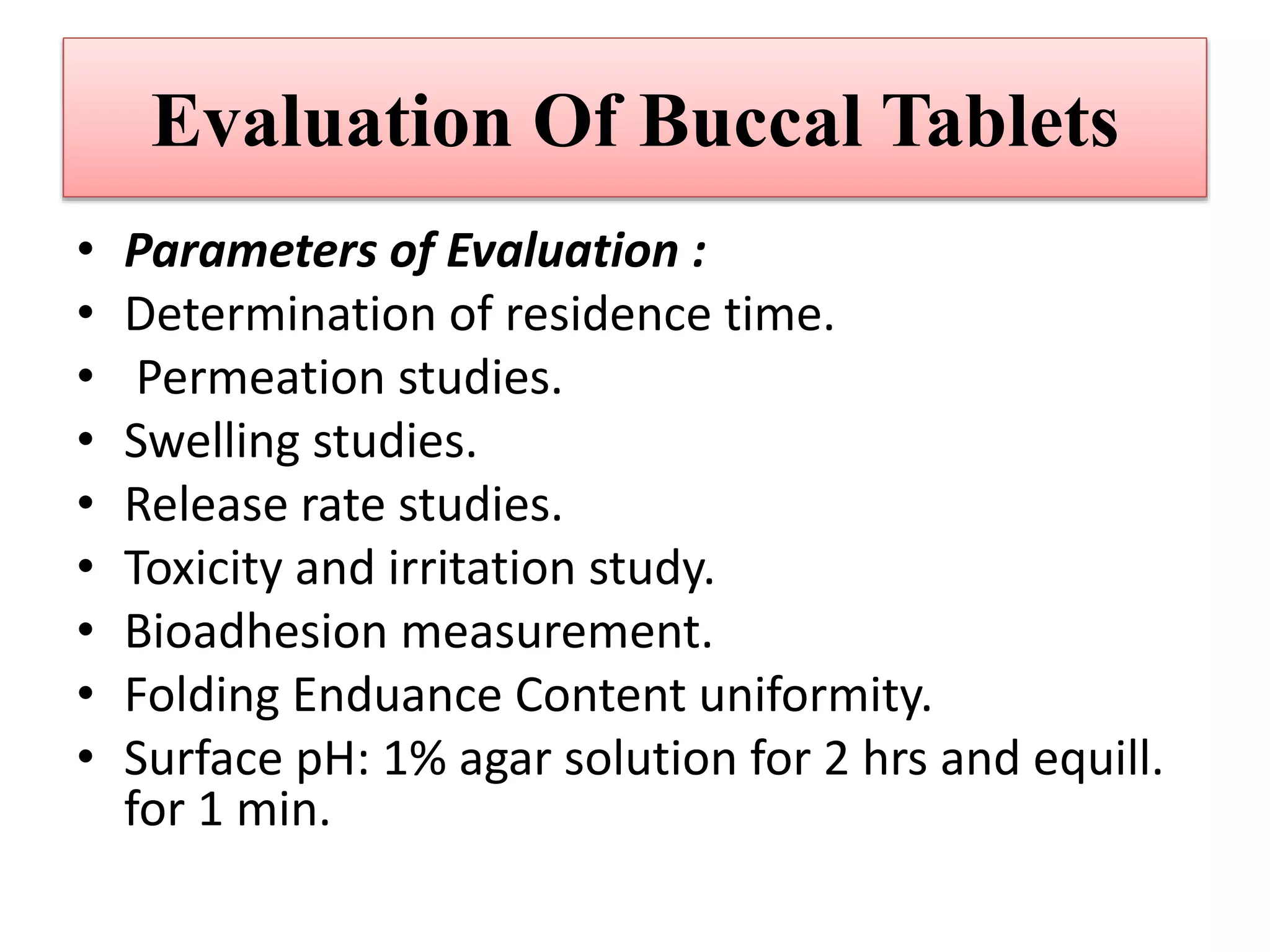 buccal drug delivery system | PPTX