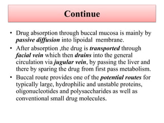 buccal drug delivery system | PPTX