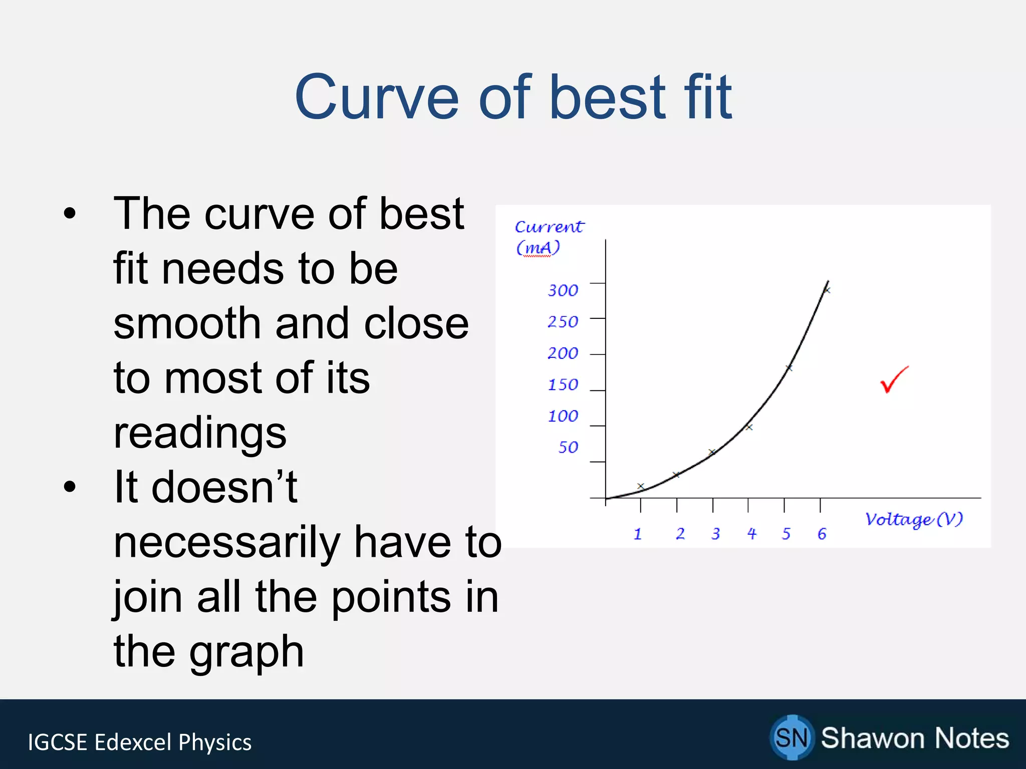Graphs - IGCSE Edexcel Physics | PPTX