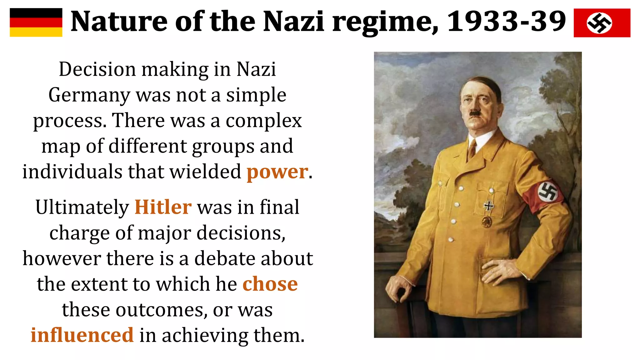 Nazi Germany - hitler strong leader or weak dictator | PPT