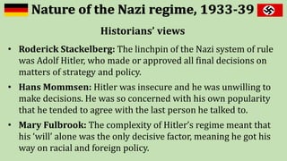 Nazi Germany - hitler strong leader or weak dictator | PPT