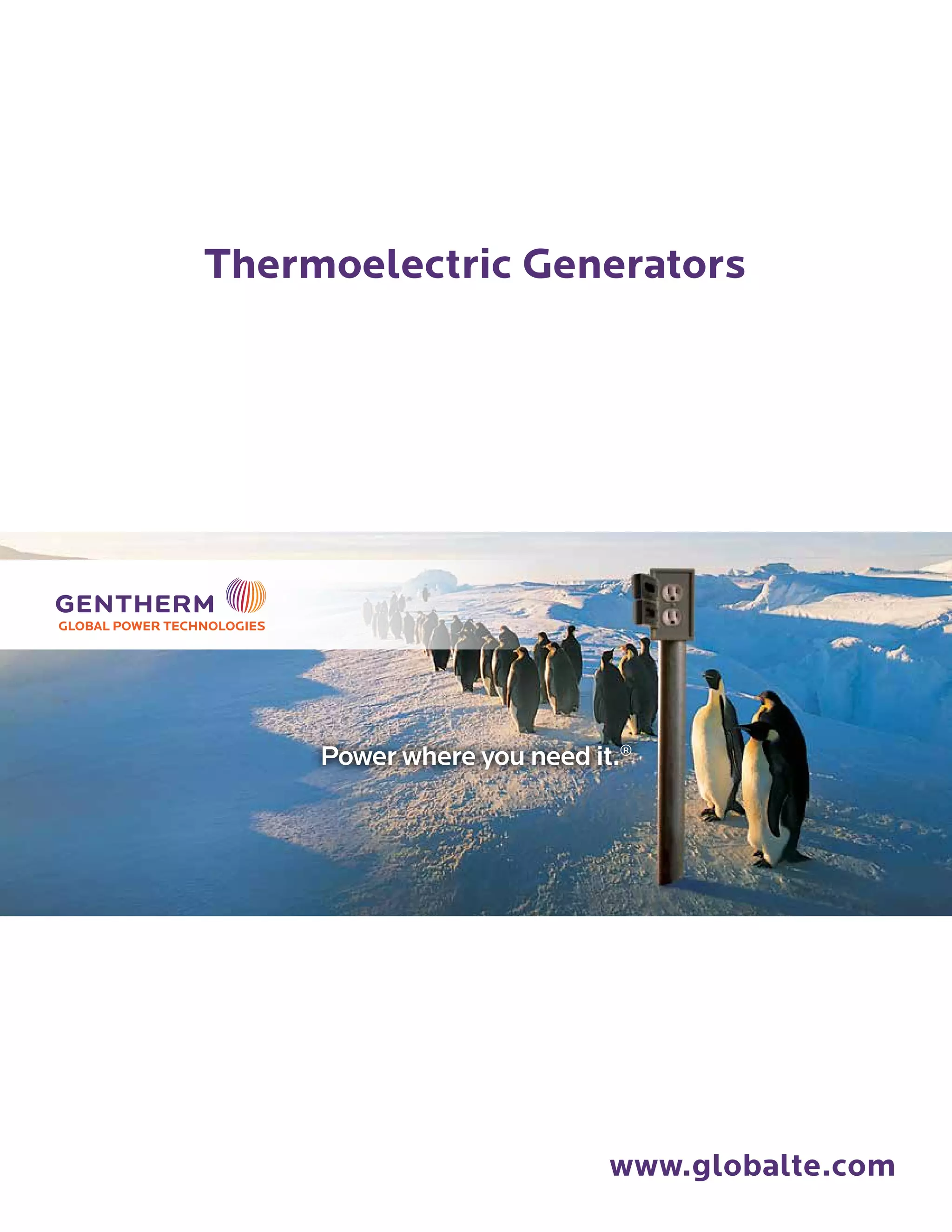 Thermoelectric Generators - Gentherm Power Technologies | PDF