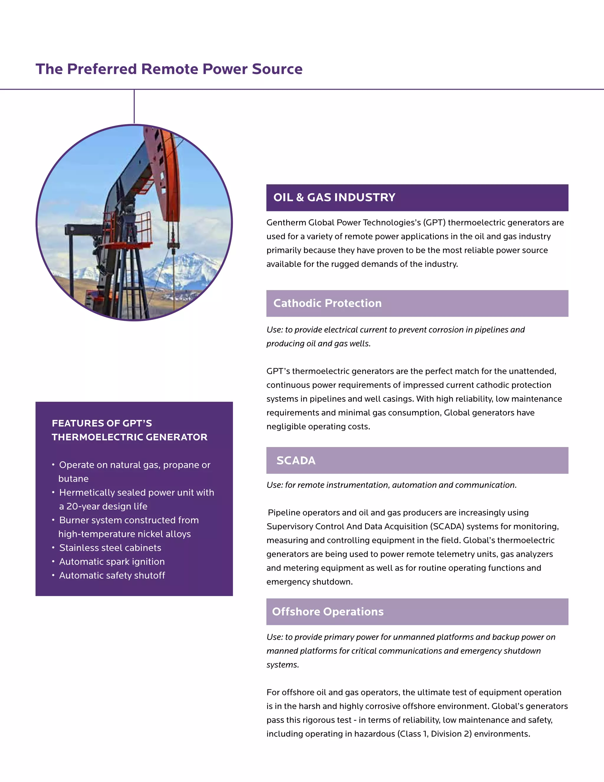 Thermoelectric Generators - Gentherm Power Technologies | PDF