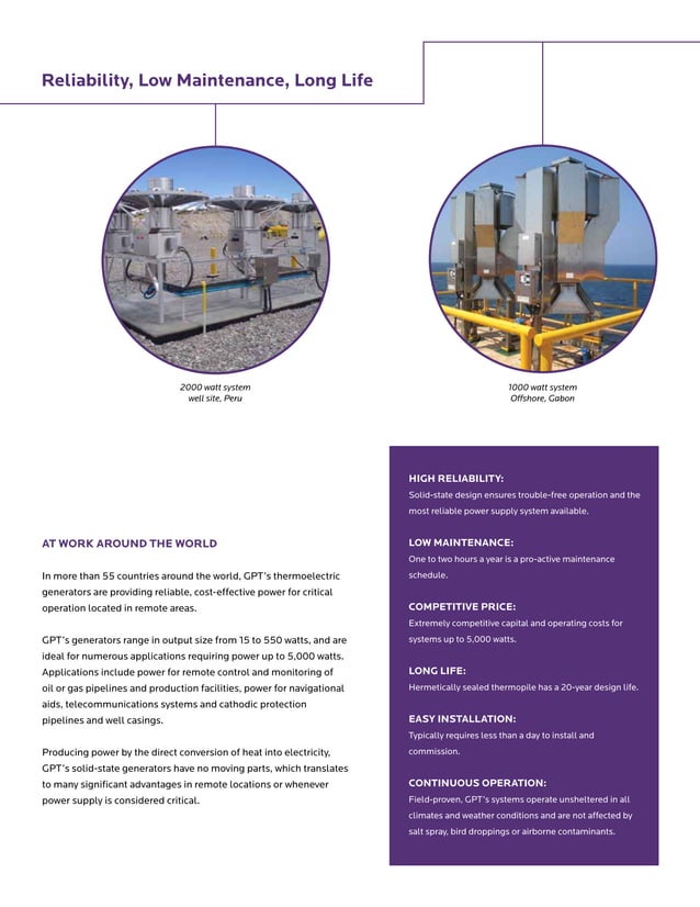 Thermoelectric Generators - Gentherm Power Technologies | PDF