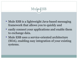Overview of Mule Esb | PPT