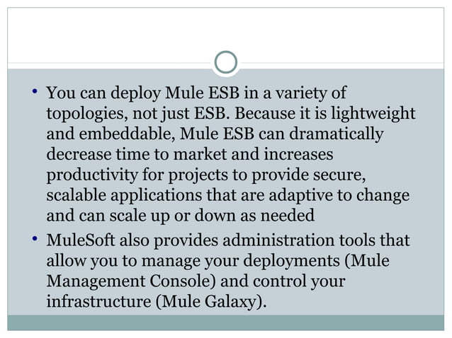 Overview of Mule Esb | PPT