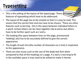 2.5 use of ict in publishing | PPT