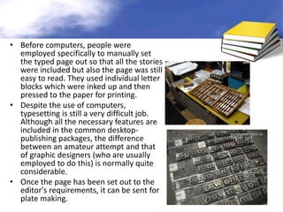 2.5 use of ict in publishing | PPT
