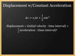 2.2 Phy I - Acceleration | PPTX