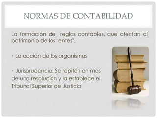 Normas de contabilidad | PPTX
