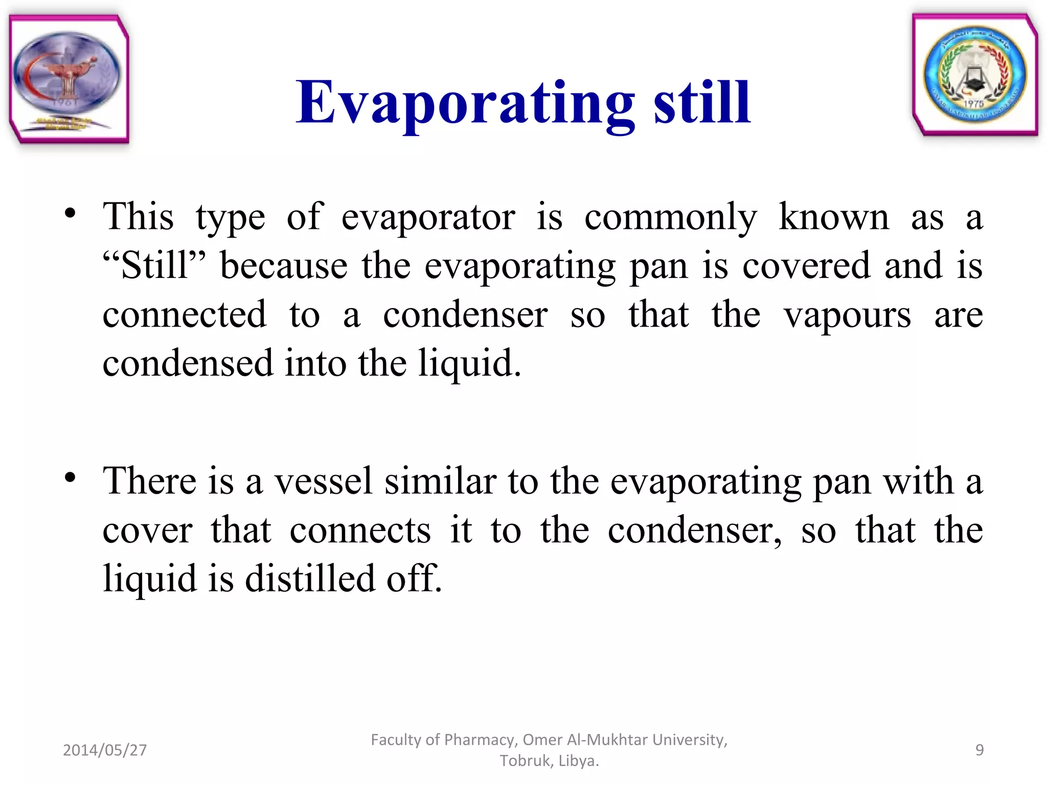 Evaporation | PPT