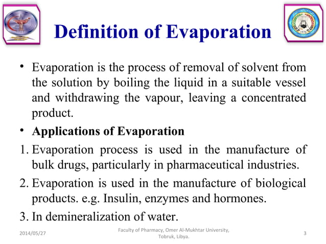 Evaporation | PPT