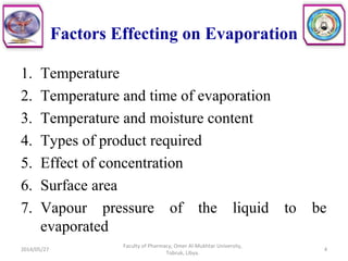 Evaporation | PPT