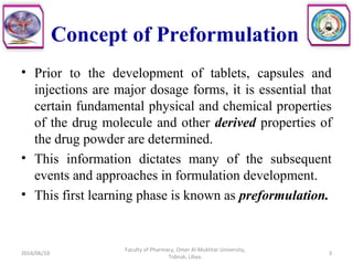 Preformulations | PPT