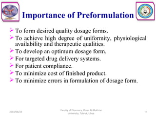 Preformulations | PPT