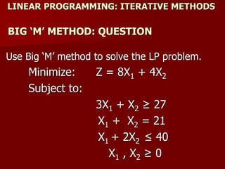 2. lp iterative methods | PPT