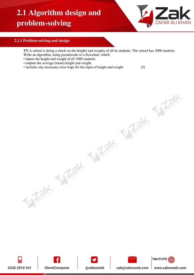 problem solving and design By ZAK | PDF