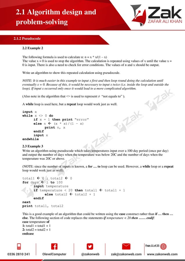 Pseudocode By ZAK | PDF | Programming Languages | Computing