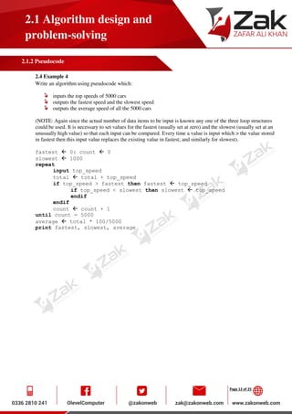 Pseudocode By ZAK | PDF